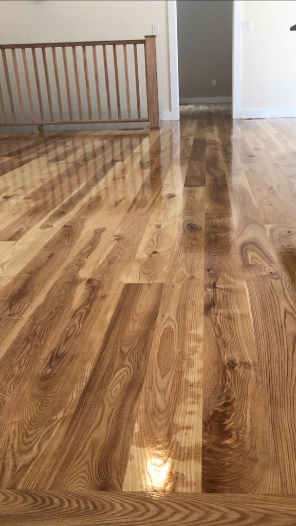 Ash Wide Plank Floors - Natural Grade - Hull Forest Products