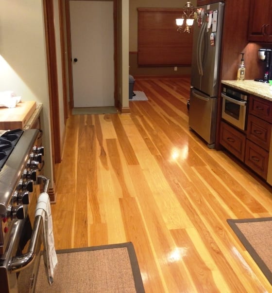 American Hickory Wide Plank Flooring - Select
