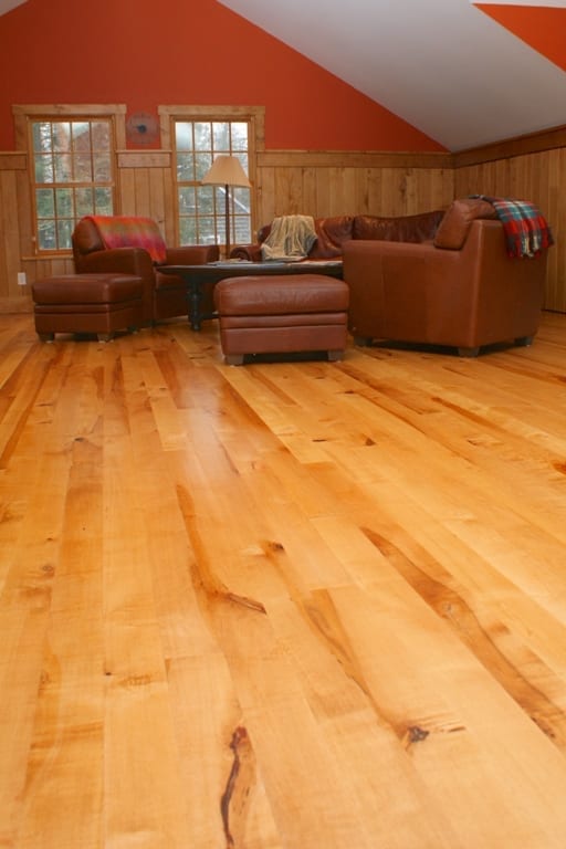 Hard Maple Wood Floors - Natural